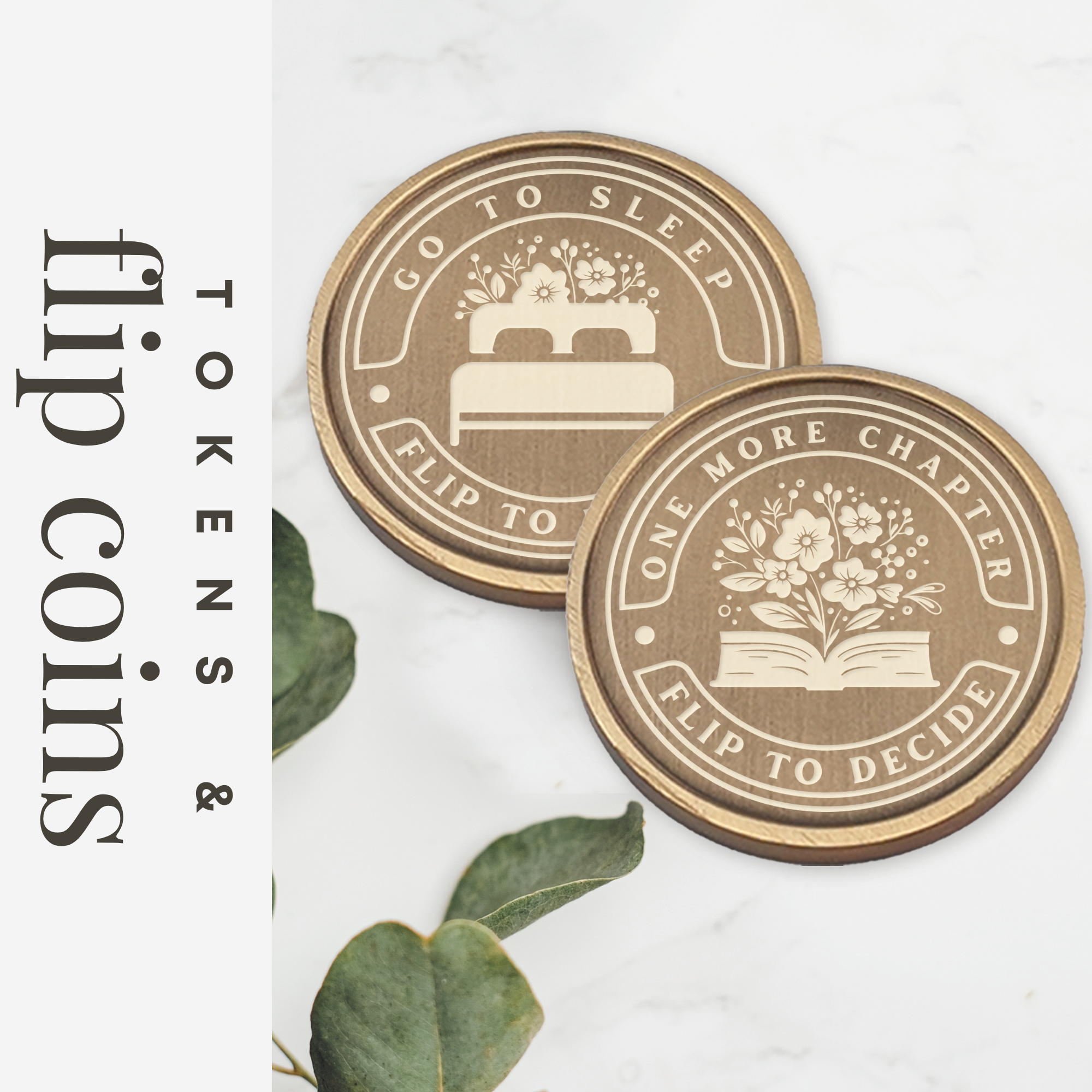 Tokens & Flip Coins – Sticky Art UK