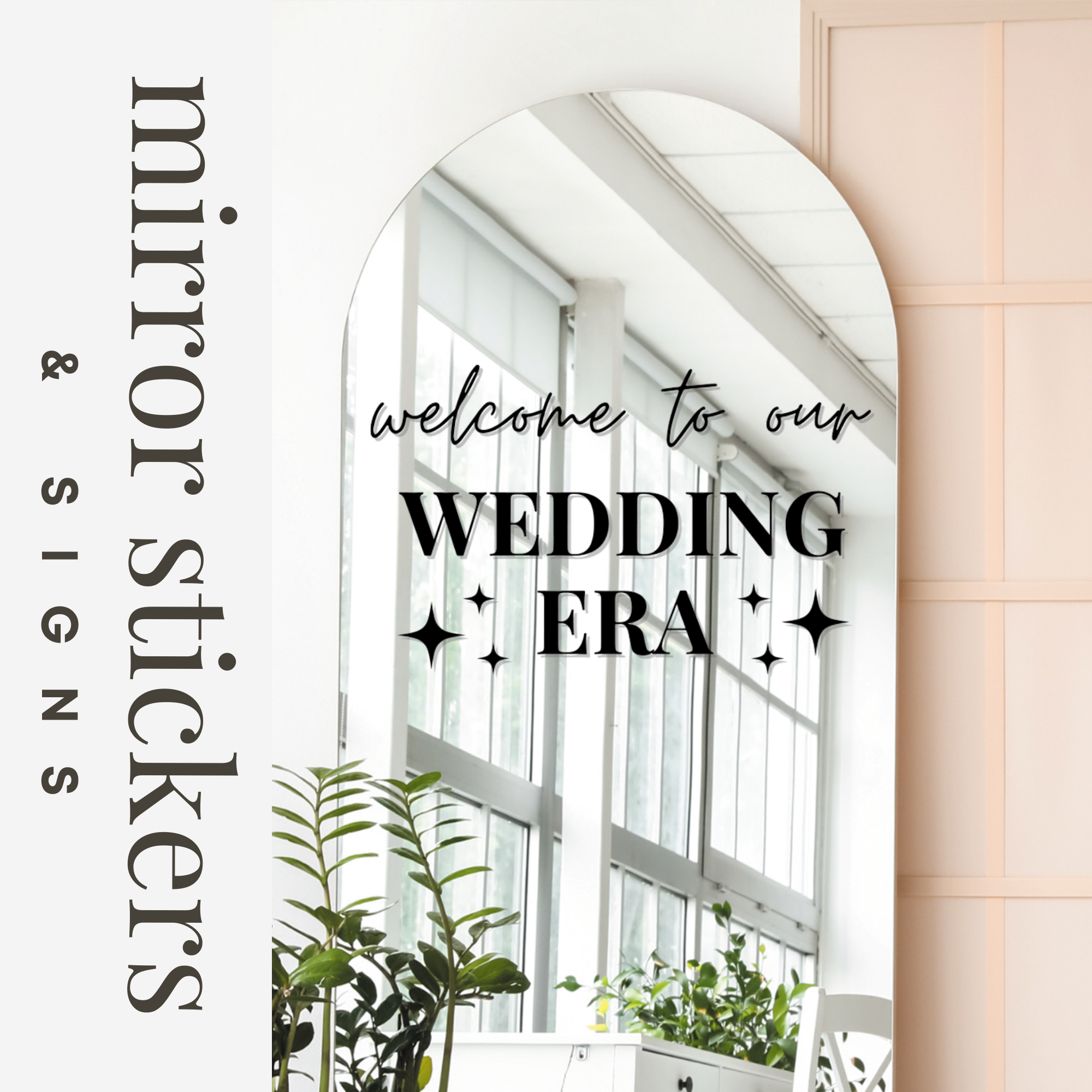 Mirror Stickers & Signs – Sticky Art UK